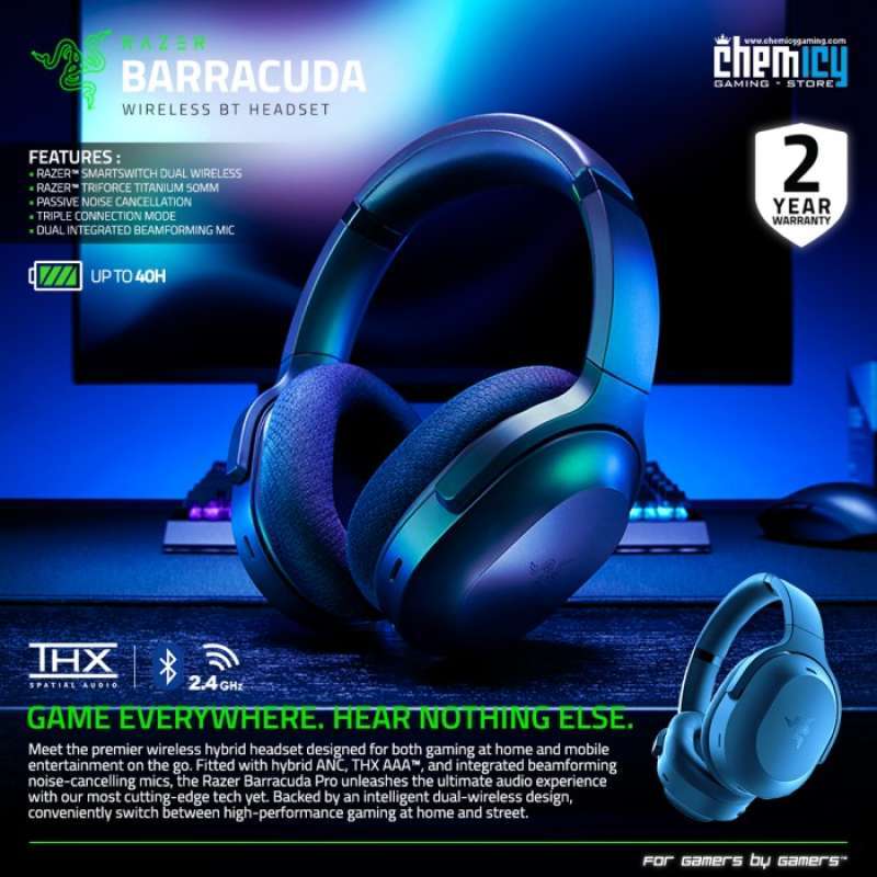 Promo Barracuda Wireless Multi-platform Gaming Headset Diskon 23% Di ...