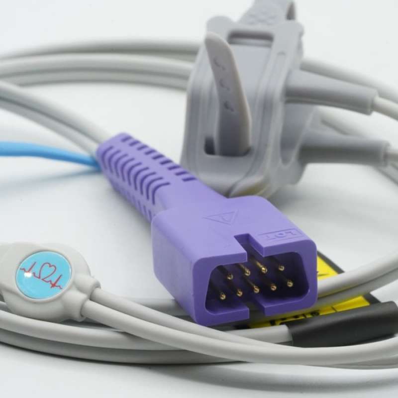 Promo Kabel Spo2 Cable Nellcor 9 Pin Oximax Neonate Wrap Sensor Bayi 1m ...