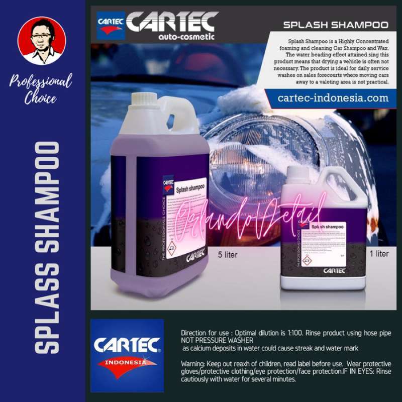 Promo Splash Car Shampoo 1 Liter Diskon 23% Di Seller Busabusi Store ...