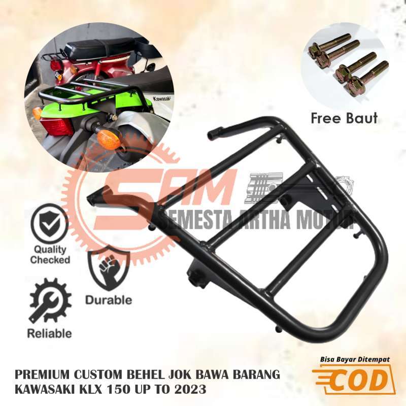 Jual Premium Custom Behel Jok Belakang Klx 230 Up To 2023 Rak Bawa ...