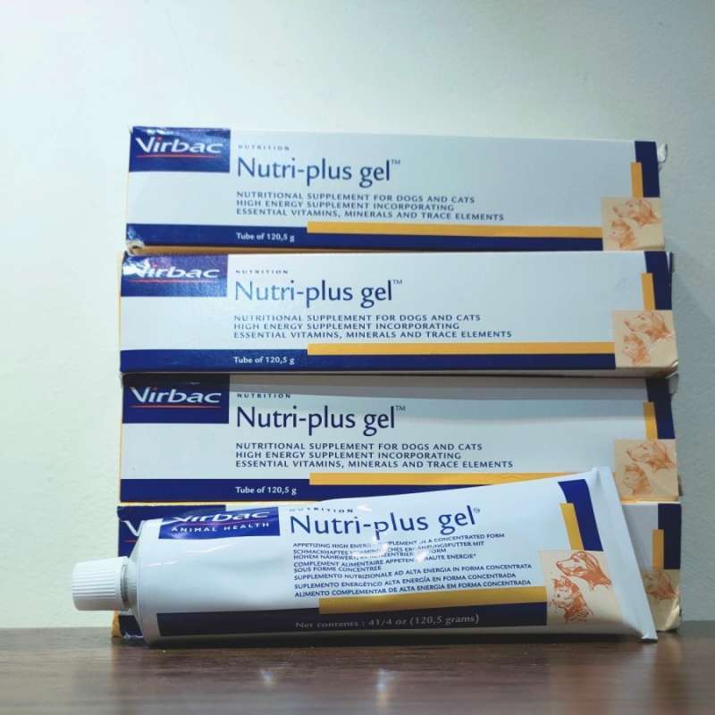 Jual Nutriplus Gel / Nutri Plus Gel Virbac 120,5 Gr/suplemen Kucing ...
