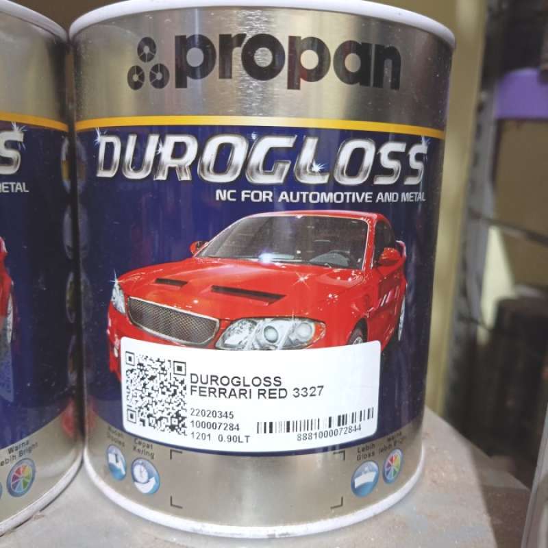 Promo Cat Red Ferarri Gloss Durogloss / Nc Duco Red 1kg / 1l Diskon 23% ...