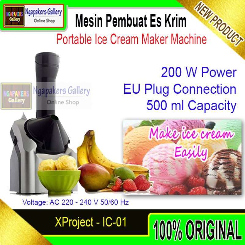 Promo Mesin Pembuat Es Krim Portable Ice Cream Maker Machine Xproject ...