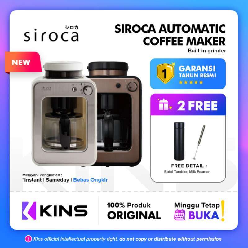 Promo Siroca Fully Automatic Coffee Maker / Siroca Automatic Coffee Maker / Siroca Mesin Kopi ...