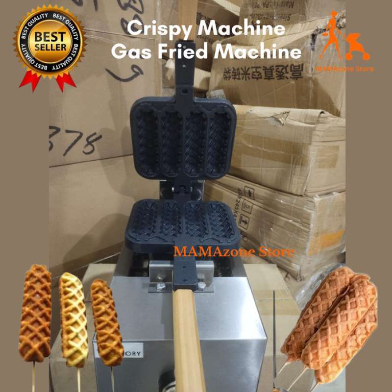 Promo Waffle Crispy Gas Fried Machine - Mesin Waffle Bentuk Jagung ...