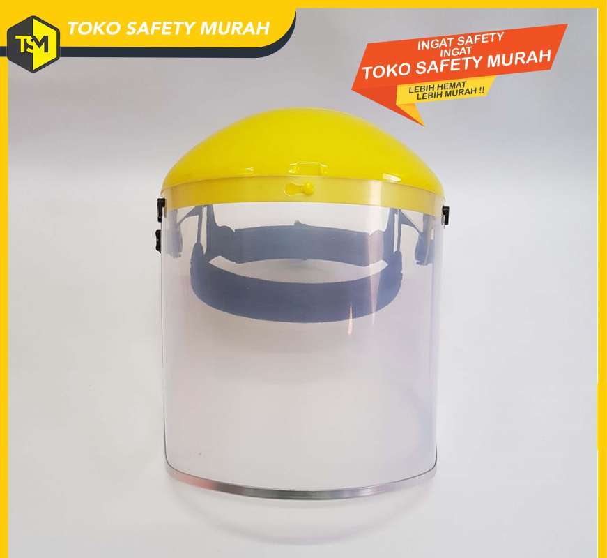 Jual Face Shield Faceshield Gerinda Pelindung Muka Wajah Alat Safety Di ...
