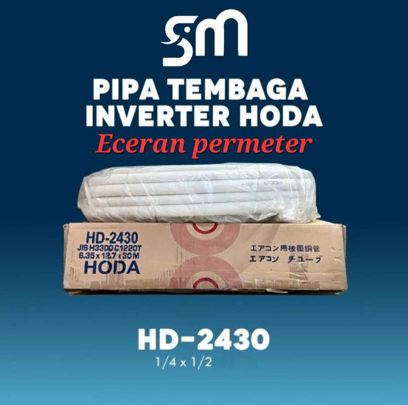 Jual Pipa Ac Hoda Hd-2430 1/4 1/2 0.6 Mm Per Meter 1.5 Pk - 2 Pk Di Seller Sinar Matahari Sm ...