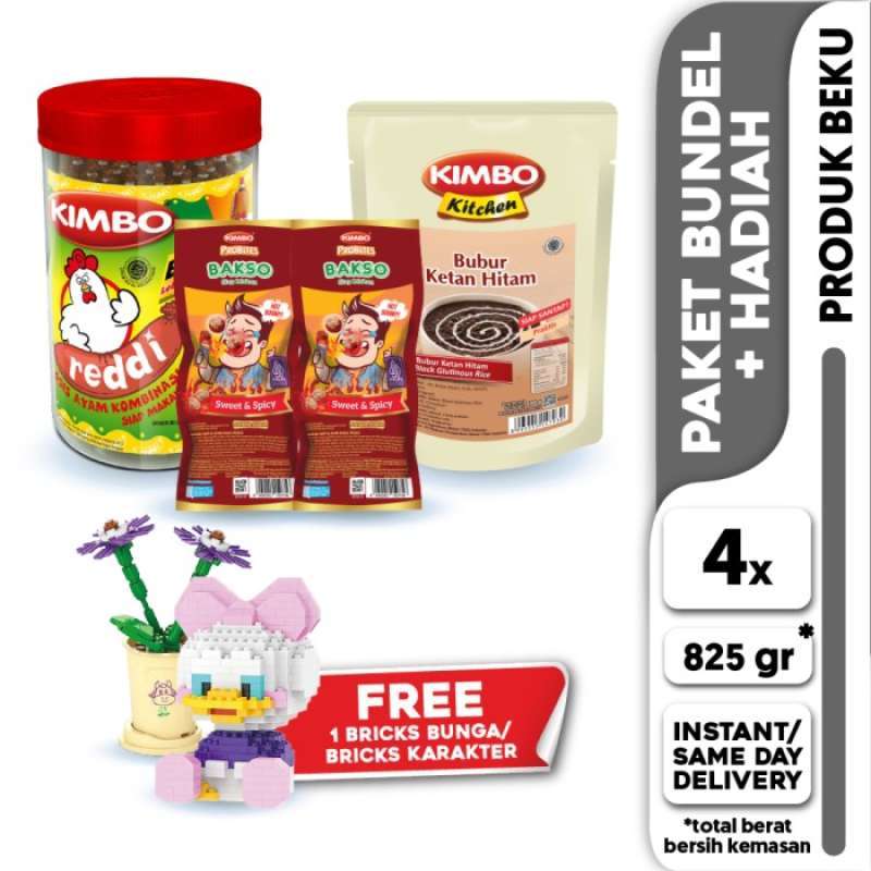 Promo Paket Kimbo Valentine 1 + Free Bricks Diskon 13% Di Seller Kimbo ...