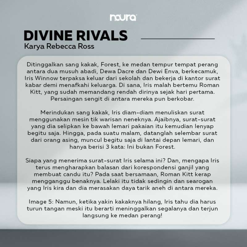 Promo Letters Of Enchantment Divine Rivals Ruthless Vows - Rebecca Ross | Novel Terjemahan ...