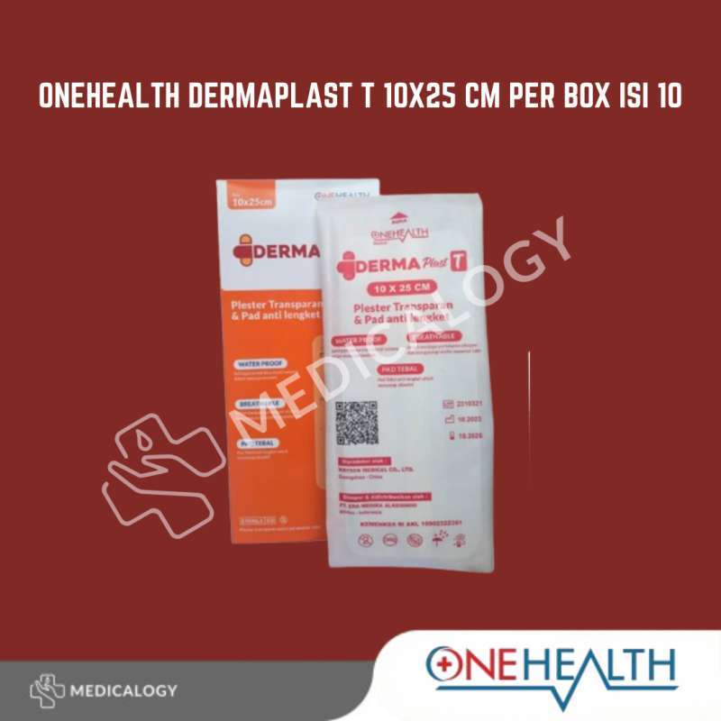 Jual Onehealth Dermaplast T 10x25 Cm Plester Luka Anti Air Per Box Isi ...