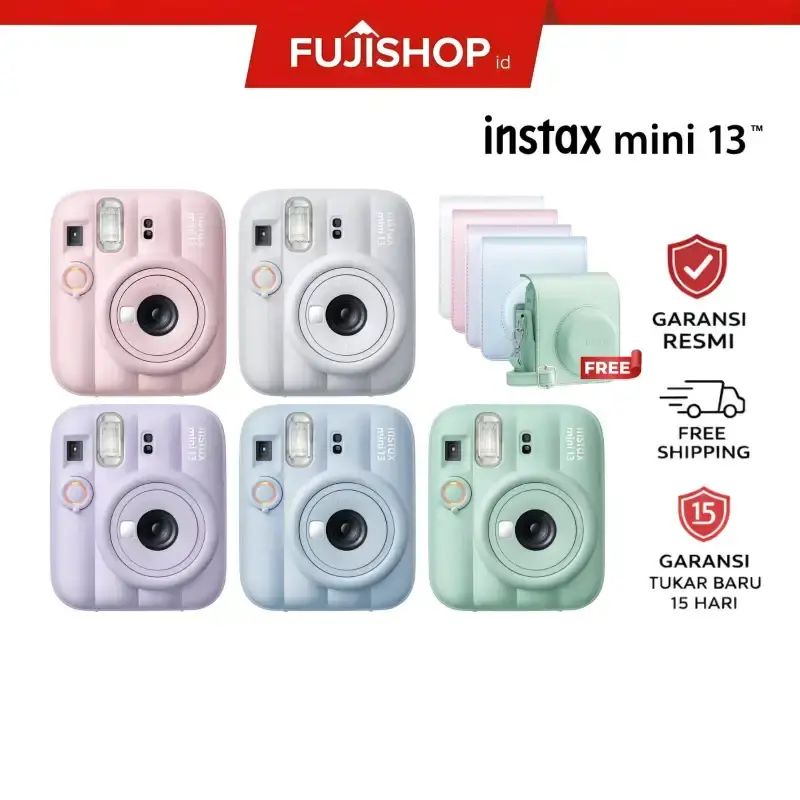 Promo Fujifilm Instax Mini 13 Kamera Instan Garansi Resmi Diskon 8% Di ...