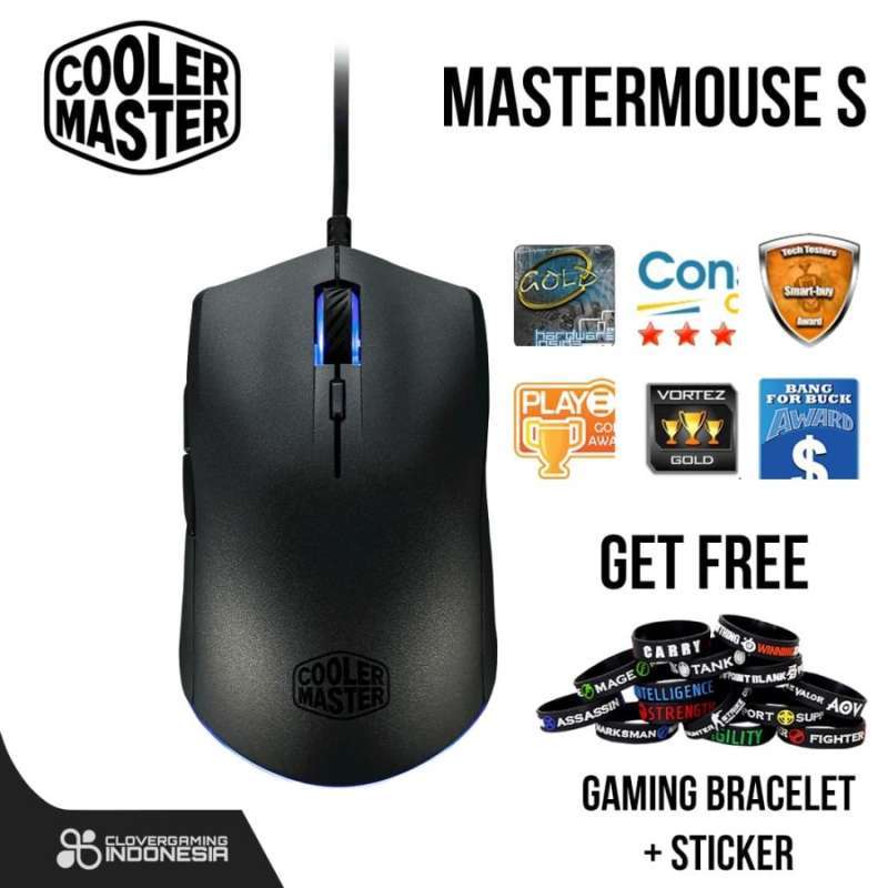 Jual Cooler Master Mastermouse S - Gaming Mouse Di Seller Clover Gaming ...