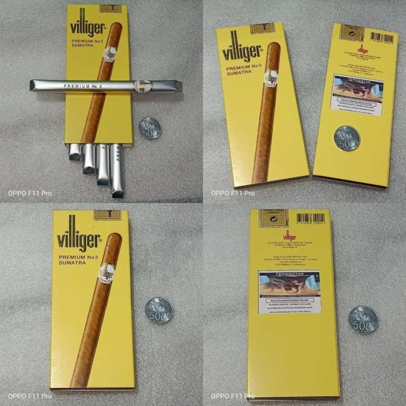 Jual Villiger Premium No 3 Sumatra C1g4r Kemasan Paper Pack Isi 5 ...