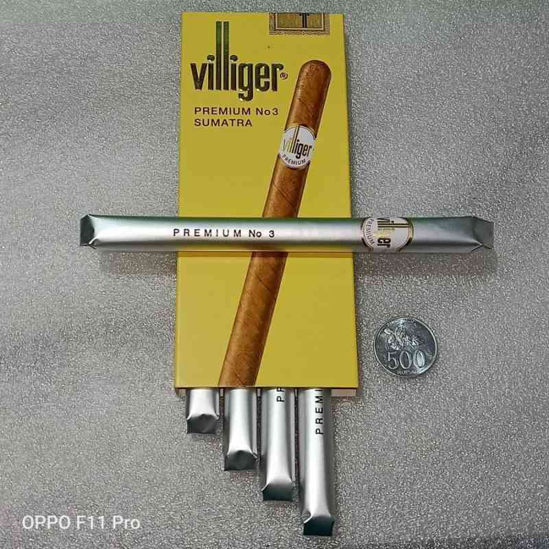 Jual Villiger Premium No 3 Sumatra C1g4r Kemasan Paper Pack Isi 5 ...