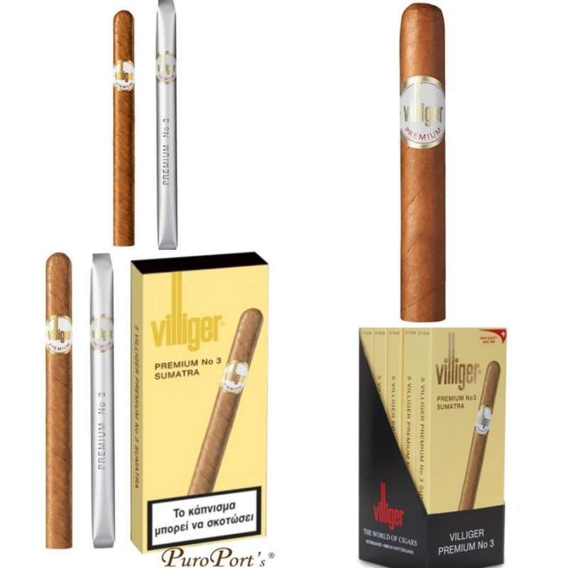 Jual Villiger Premium No 3 Sumatra C1g4r Kemasan Paper Pack Isi 5 ...