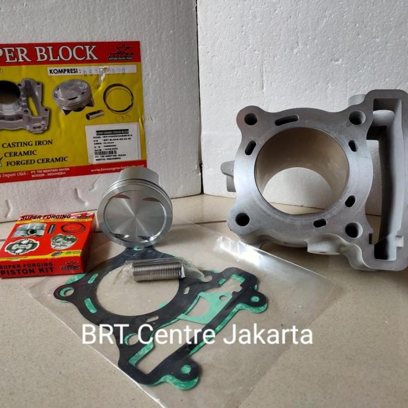 Jual Blok Bore Up Ceramic Brt 62 Mm Mx King Vixion Xabre R15 Di Seller ...