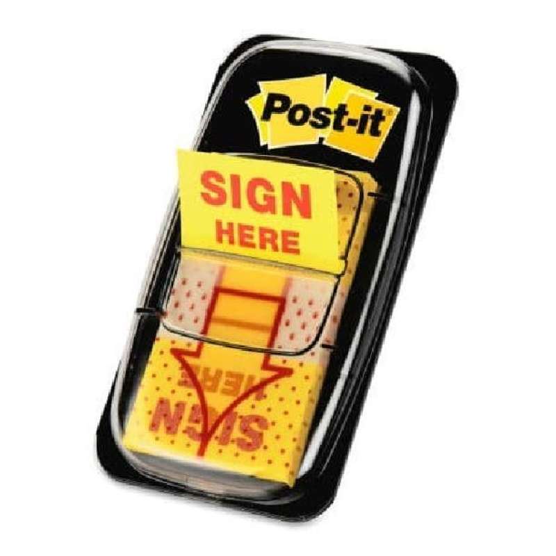 Jual INDEX & MARK | POST IT STICKY NOTE SIGN HERE 3M 680-9 di Seller ...