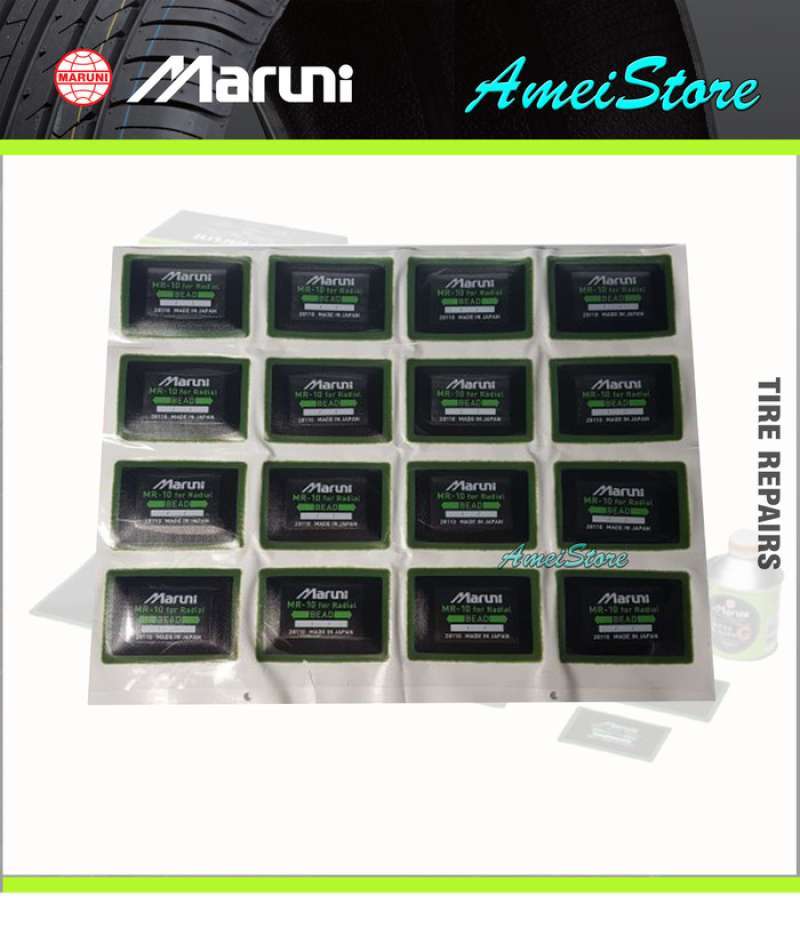 Jual Maruni Tire Patch Mr 10 Lembaran (isi 16 Pcs)-karet Tambal Ban ...