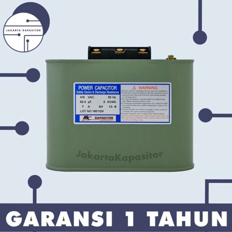 Jual Kapasitor Bank Mc 5 Kvar 415 Vac (original Michicon Korea) Di Seller Listrica Store ...