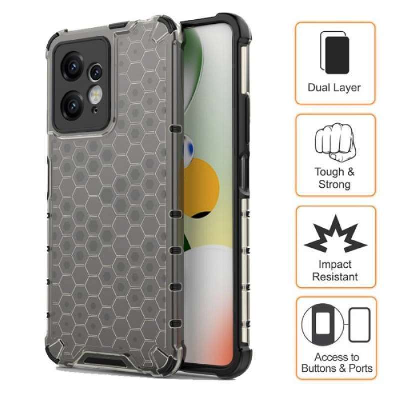 Promo Case Casing Armor Honeycomb Xiaomi RedMi Note 12 4G Cover Clear ...