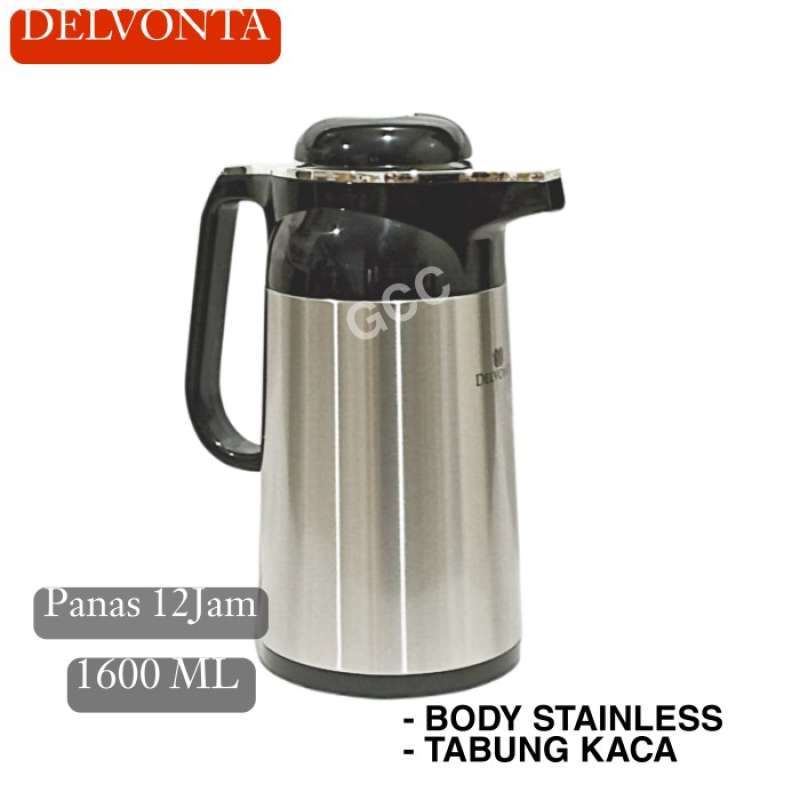 Promo Delvonta Termos Air Tahan Panas Hingga 24 Jam 1600 ML Diskon 33% di Seller Dapuran Ndeso ...