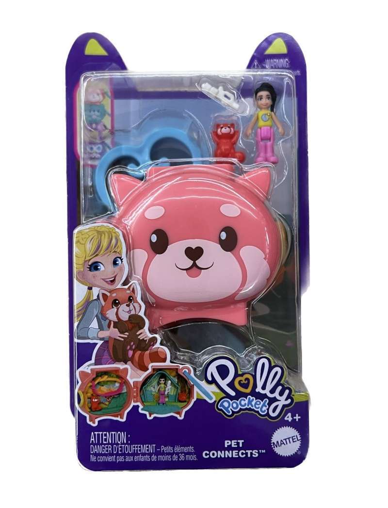 Promo Polly Pocket Pet Connects Red Panda Playset HKV49 GYV99 Diskon 20 ...