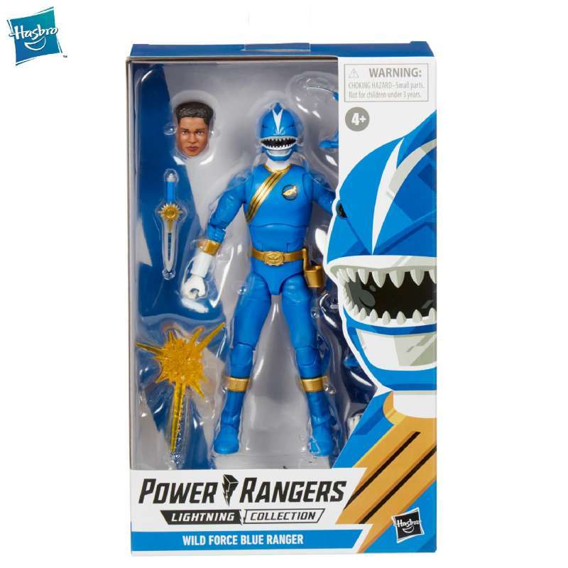 Promo POWER RANGERS Lightning Collection Wild Force Blue Shark Ranger ...