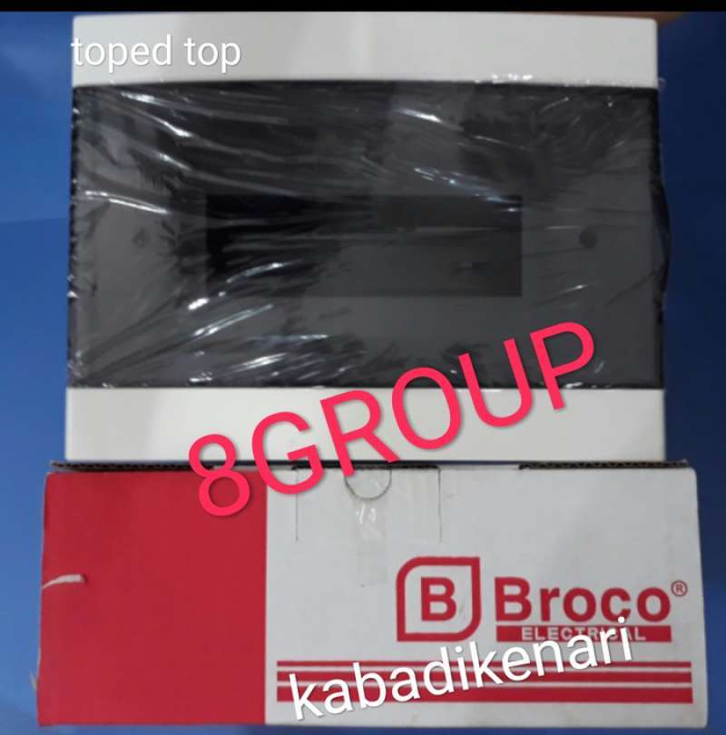 Promo Box Mcb Broco 8 Group Inbow Panel Box Listrik 8 Way Breaker Mcb ...