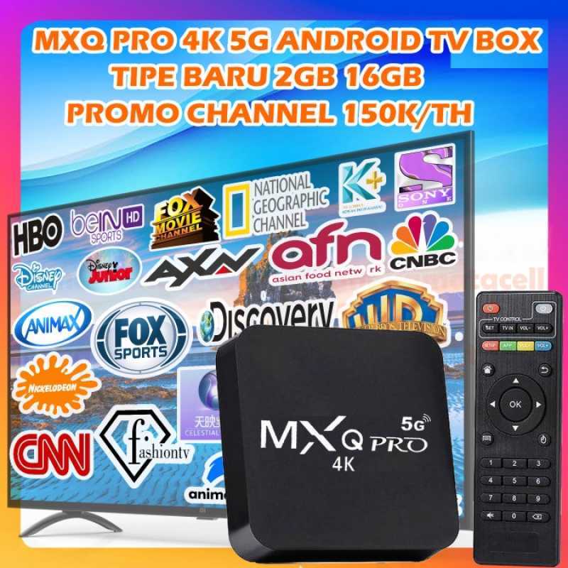 Promo Full Channel Mxq Pro 4K 5G Android Tv Smart Stb Set Top Box Dvb T2 - Full Channel Diskon ...