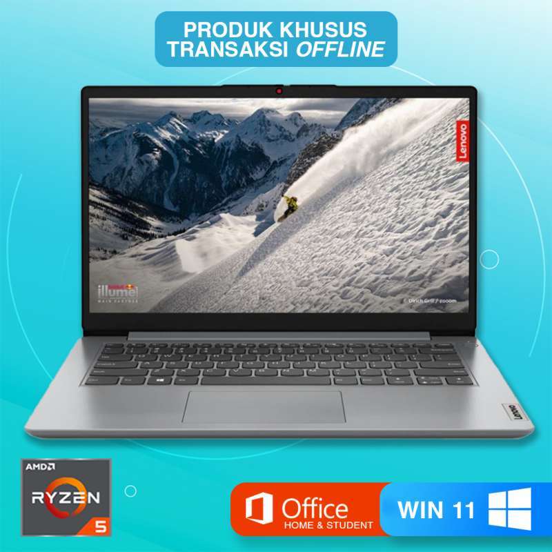 Jual Lenovo IdeaPad Slim 1 14AMN7 AMD Ryzen 5-7520U 8GB 512GB Win 11+OHS di Seller Planet ...