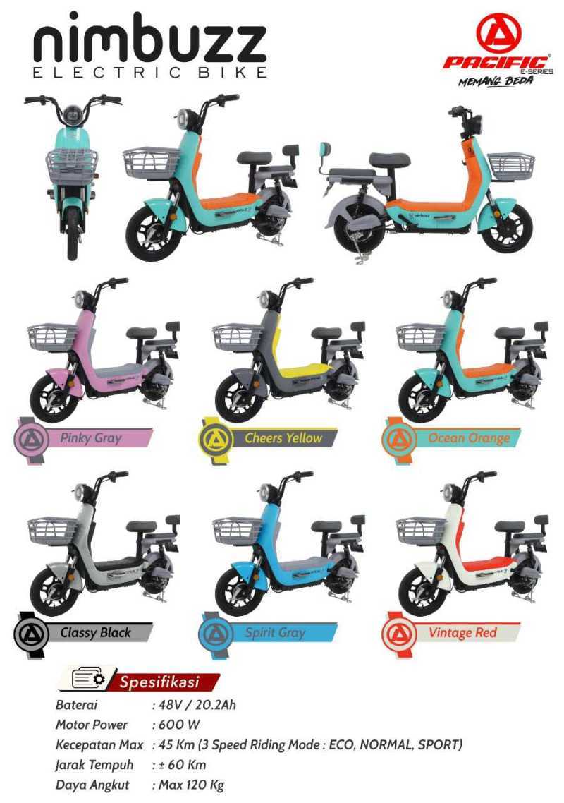 Jual Sepeda Listrik Nimbuzz Pacific Electric Bike Di Seller Otoevo ...