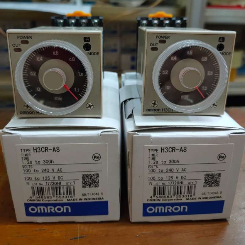 Promo Timer Omron H3Cr-A8 +Soket 8Pin 220V Original Diskon 17% di ...