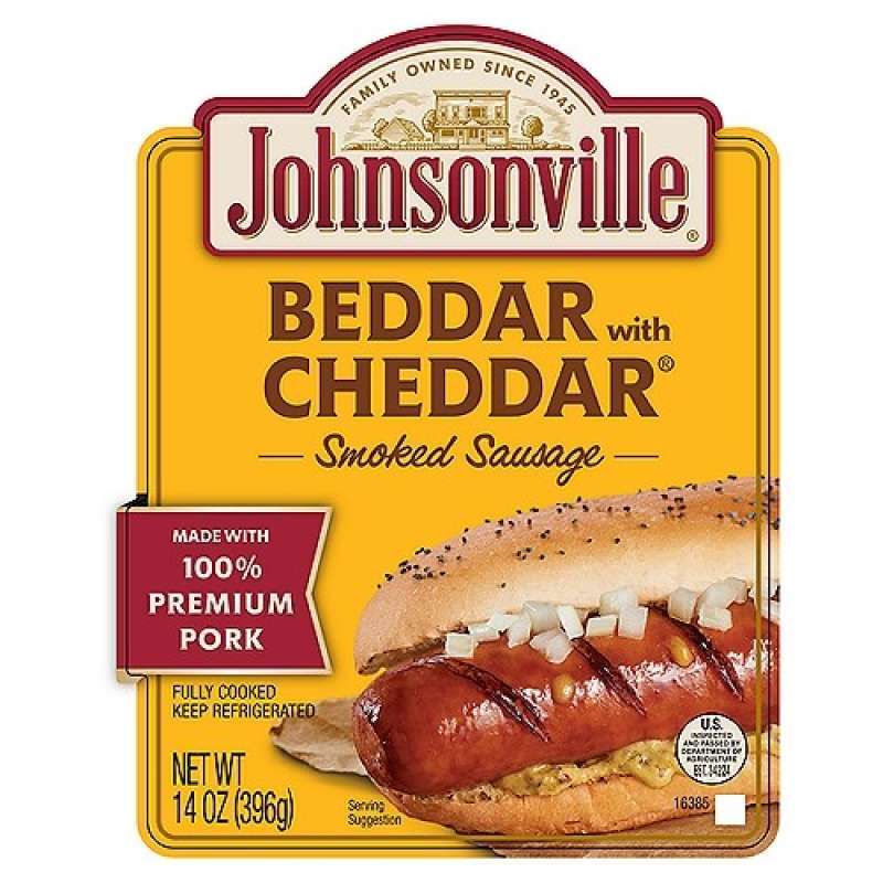 Jual Johnsonville Beddar With Cheddar|Sosis Smoked Sausage 14oz 396gr ...