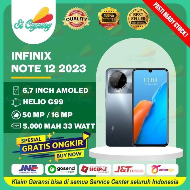 Jual INFINIX NOTE 12 2023 RAM 8GB INTERNAL 256GB - NEW GARANSI RESMI di ...