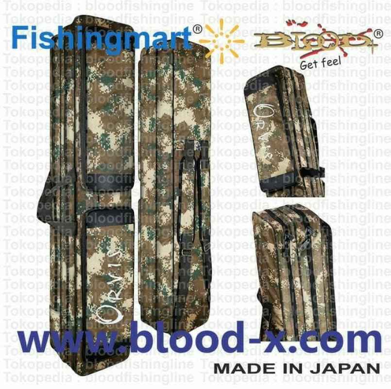 Promo Tas Pancing Kotak Loreng Model Ranser Double Kamar 90Cm (Tipe A ...