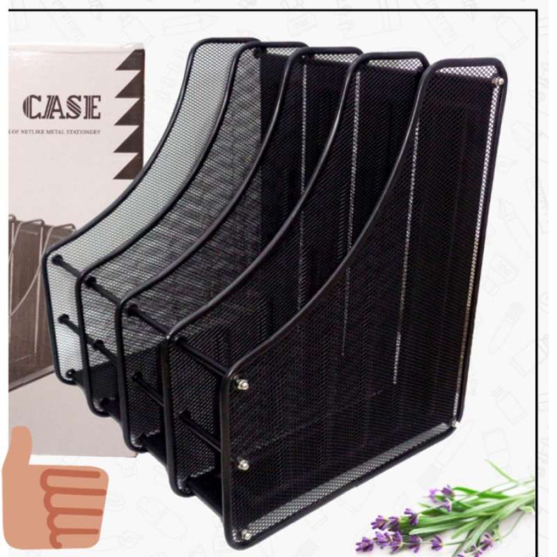 Promo Rak Majalah / Document Tray / Box File 4 Kolom Diskon 17% di ...