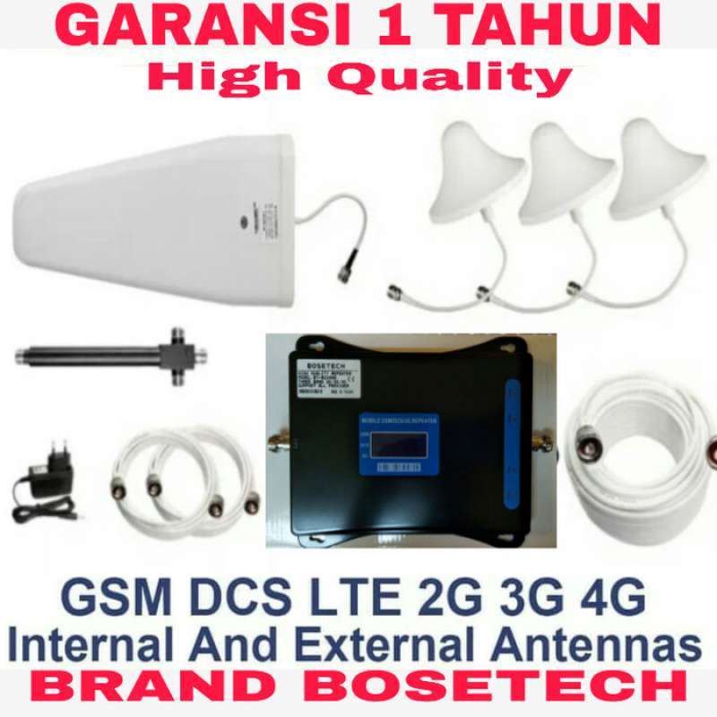 Promo Penguat Signal Hp Tri Band 2G/3G/4G Paket 3 Way Repeater Sinyal Hp Diskon 17% di Seller ...