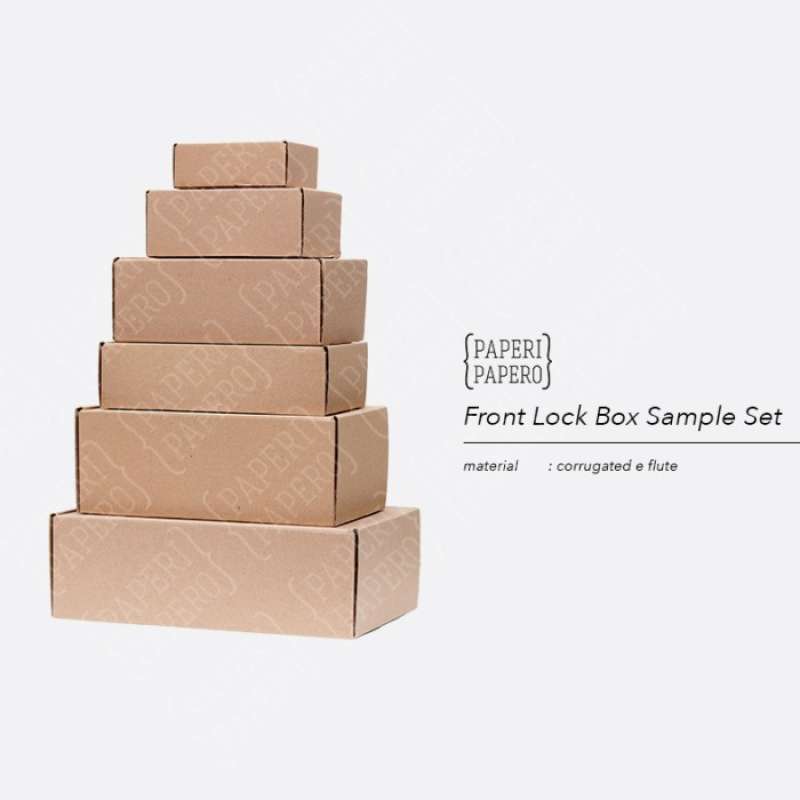 Jual Sample Set Front Lock Box Setiap Ukuran - Sampel Contoh Kotak Kue ...