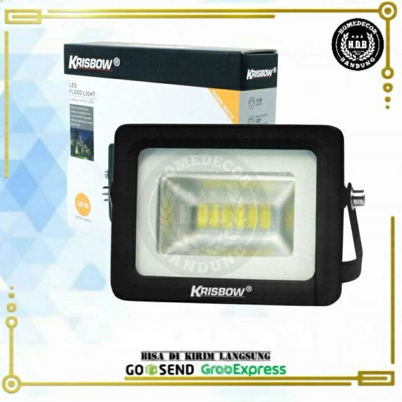 Jual Krisbow Lampu Sorot Led 10w 3000k Ip65 - Warm White / lampu sorot led di Seller Berkah ...