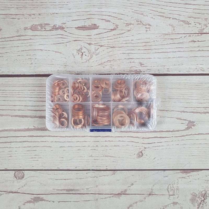 Jual Ring Plat Temabaga Baut Gasket Bolt Tembaga Nut Flat Ring Seal ...