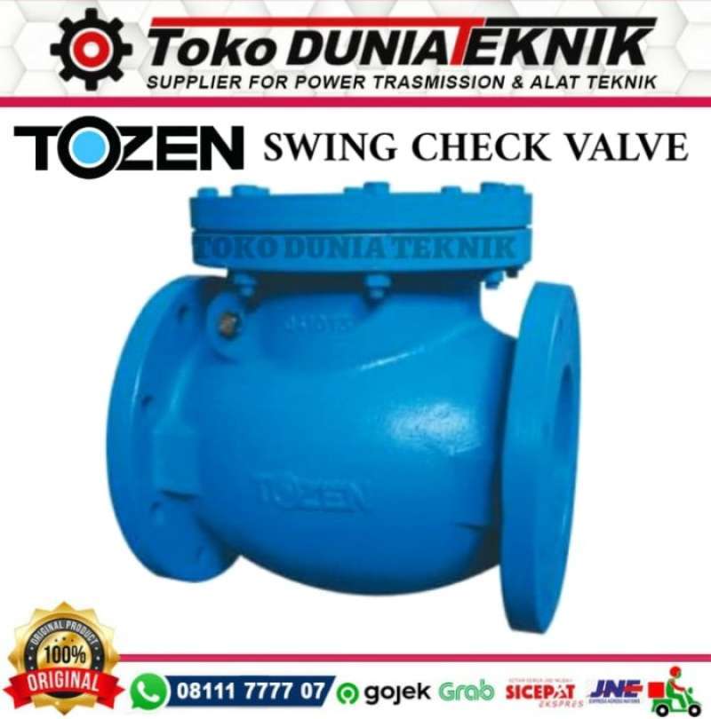 Promo Dn80 (3) Jis 10K/16K/Pn16 Swing Check Valve Cast Iron Tozen Diskon 17% di Seller KSM Store ...