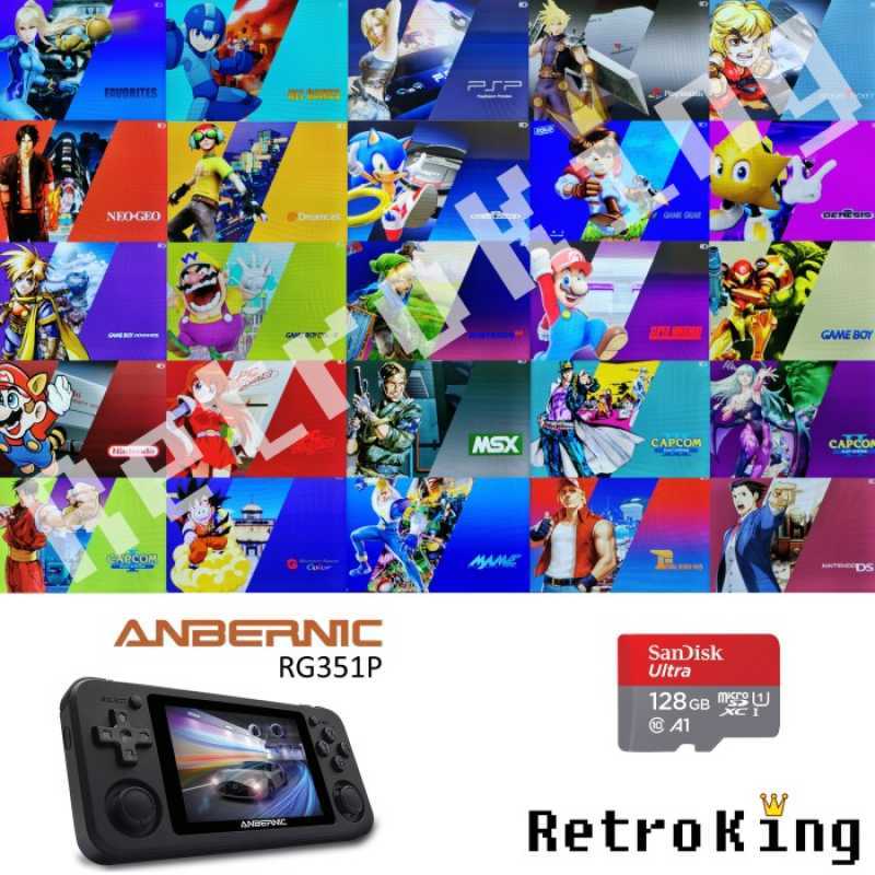 Jual Memory Card Emuelec (factory Installed On Anbernic Rg351p) - 128 Gb Di Seller Gadget Gaming ...