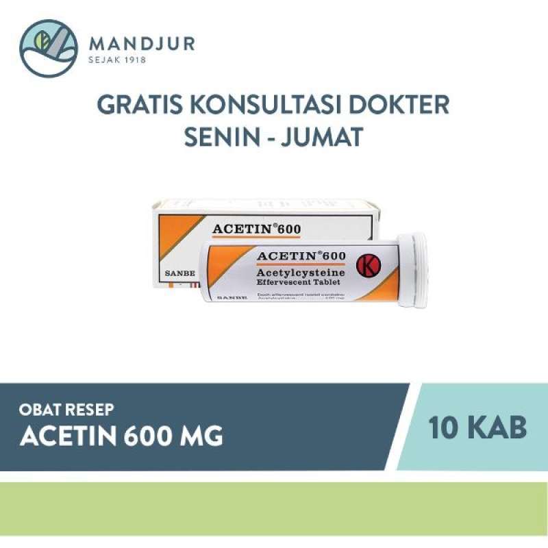 Jual Acetin 600 mg 10 Tablet Effervescent di Seller Apotek Mandjur ...