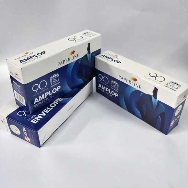 Promo Paperline Amplop Polos Putih 90 Paper Line Diskon 35% di Seller ...