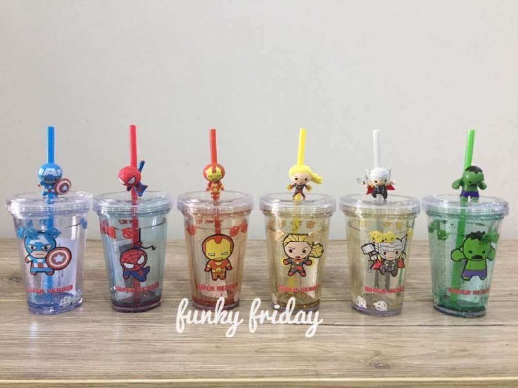 Promo Miniso Marvel Tumbler Mug 320Ml Gelas Tempat Minum Diskon 17% di ...