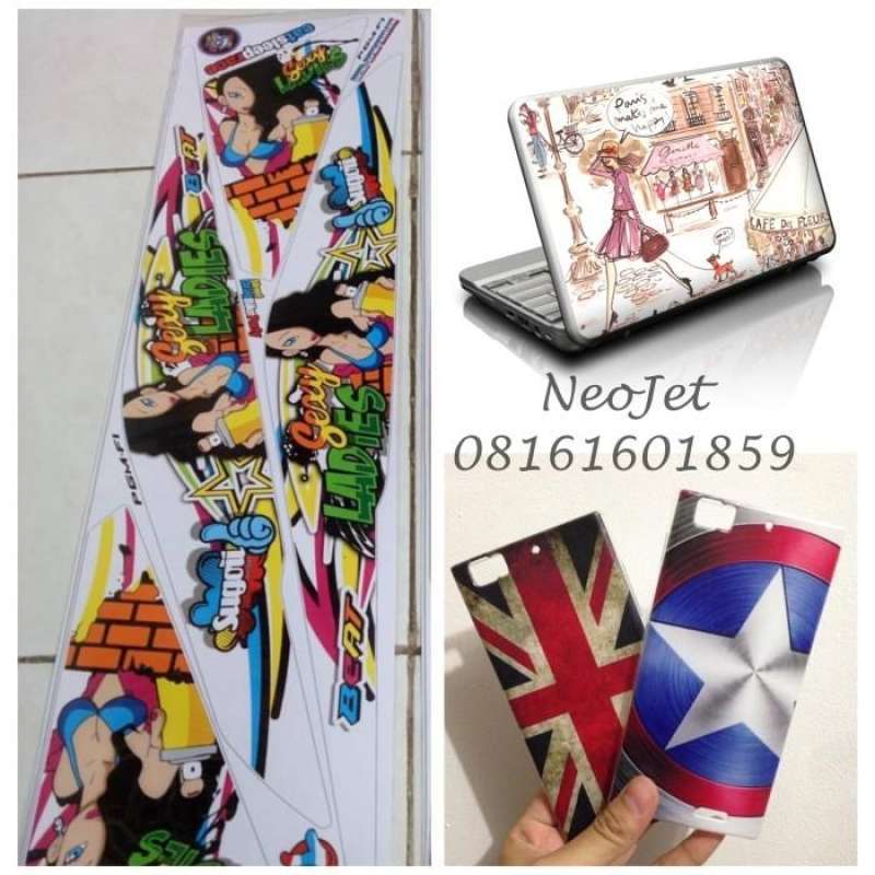 Jual Sticker Stiker Vinyl Inkjet White Coating lebar 10 cm panjang 30 ...