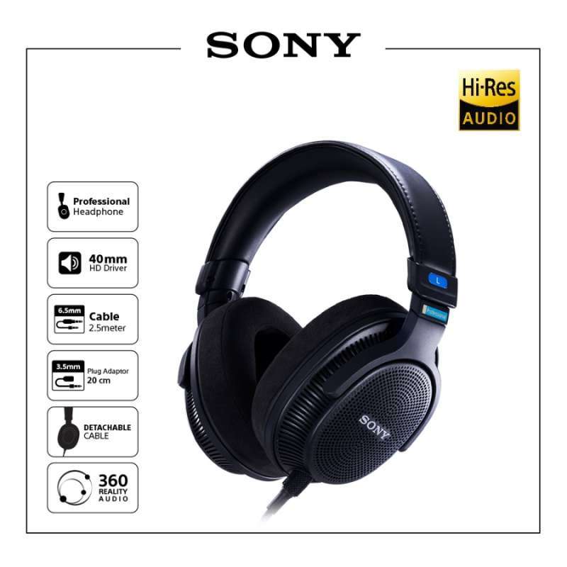 Promo SONY MDR-MV1 Open Back Studio Monitor Headphones / MDR MV1 / MV1 Diskon 20% di Seller ...