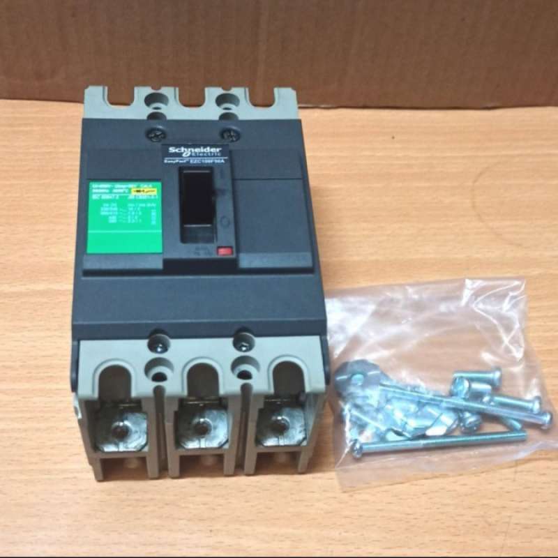 Promo Mccb schneider EZC100F 3phase 15a 20a 30a 40a 50a Diskon 23% di ...