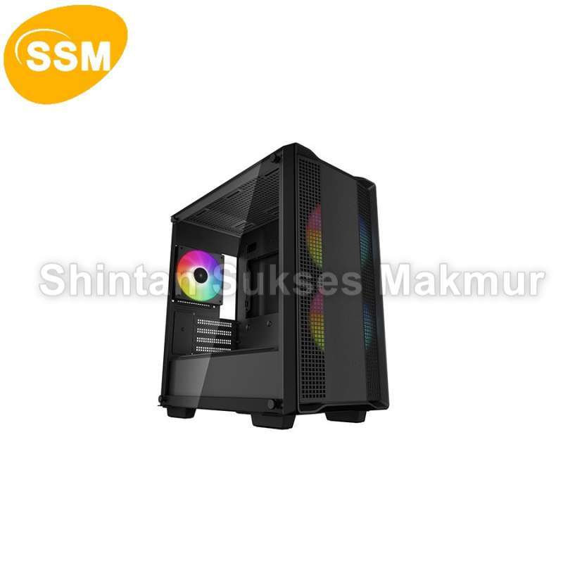 Promo Deepcool CC360 Black A-RGB Micro-ATX Casing Komputer Diskon 9% di ...