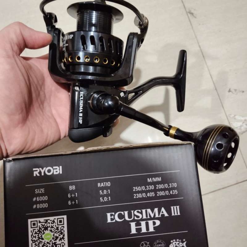 Promo Reel Ryobi Ecusima Iii Hp Pilihan 6000 Atau 8000 Power Handel ...